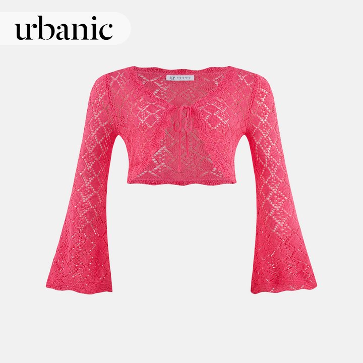 Openwork Crochet Cardigan | Urbanic