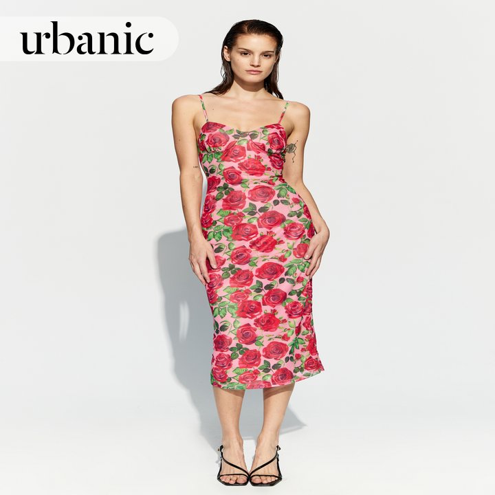 Printed Bodycon Dress | Urbanic