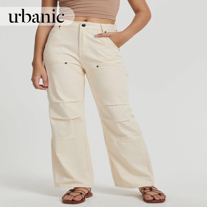 Gathered Straight Leg Jeans | Urbanic