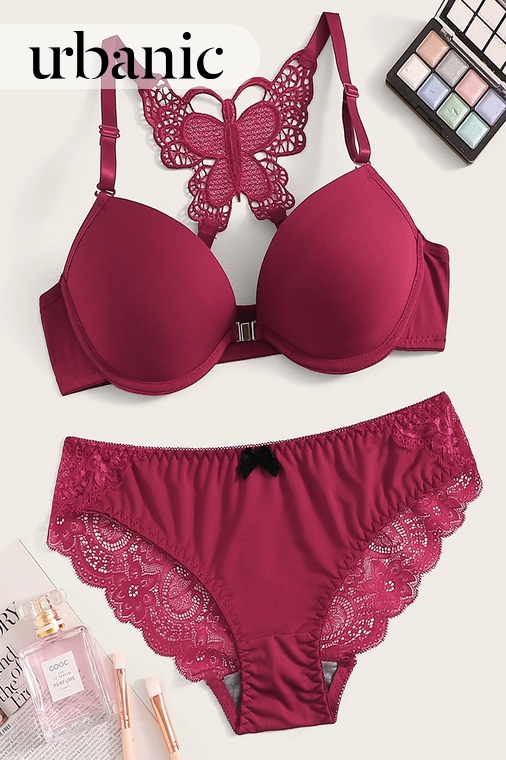 I Fashion And Lifestyle I Shop Online Patchwork Bra And Panty Set Pack Of 2