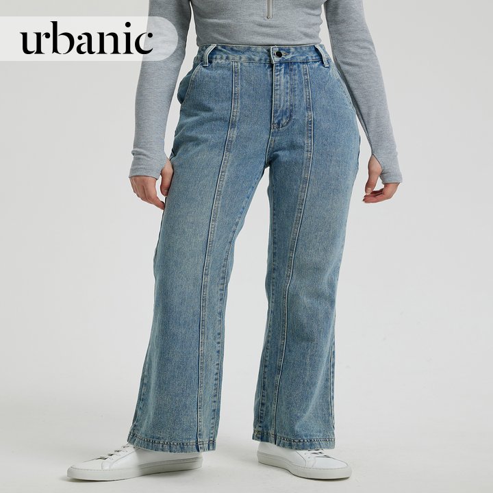 Mid-waist Flare Leg Jeans | Urbanic