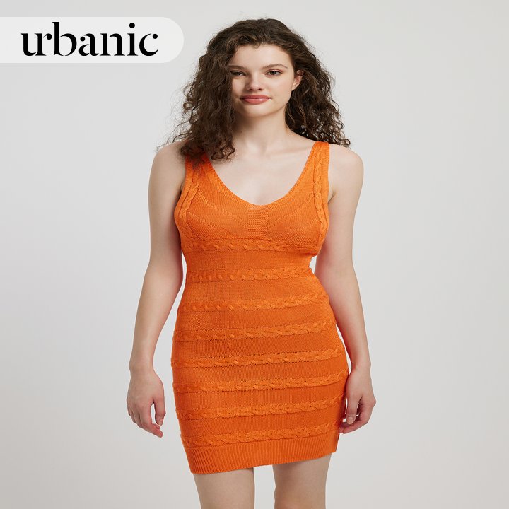 Midi Knit Dress | Urbanic